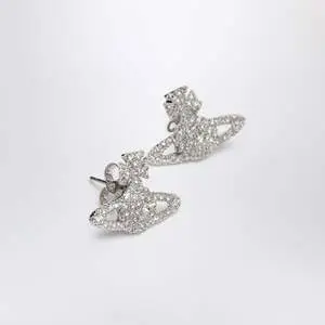 VIVIENNE WESTWOOD Grace Bas Relief Crystal Stud Earrings