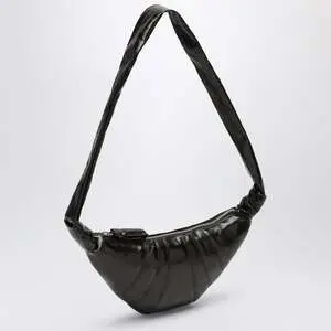 LEMAIRE Small Croissant Bag In Coated Cotton - Green