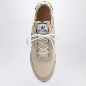 Chloé Kick Sneakers - Beige