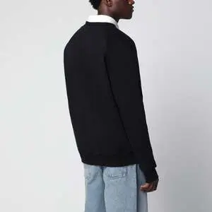 AMI Paris De Coeur Crewneck Sweatshirt - Black
