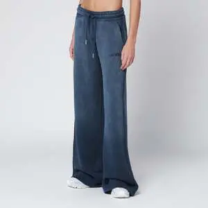 OFF-WHITE™ Blue Washed-effect Flared Jogging Trousers