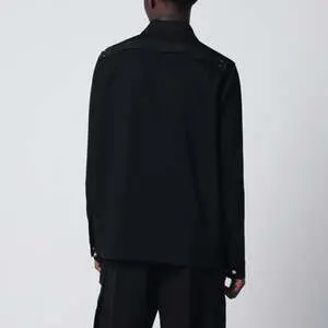 Rick Owens Zip-up Wool Shirt Jacket