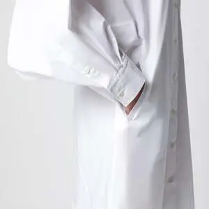 Loewe Cotton Poplin Batwing Sleeve Shirt Dress