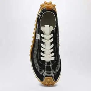 AMI Paris Ivory Mesh Mirage Trainers