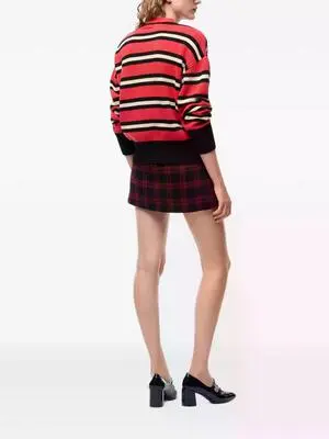 Pinko Striped Button-up Cardigan