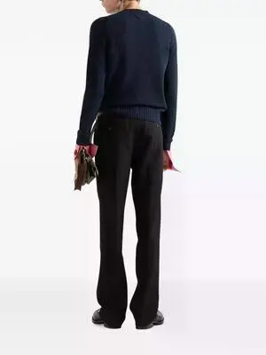 Prada Shetland Wool Crew-neck Sweater