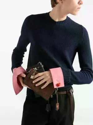 Prada Shetland Wool Crew-neck Sweater