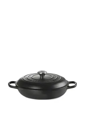 LE CREUSET Logo-embossed Lidded Casserole Dish - Black