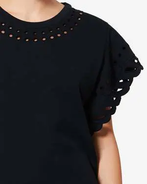 ETOILE Orlane Short Sleeve Broderie Anglaise Dress