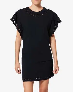 ETOILE Orlane Short Sleeve Broderie Anglaise Dress