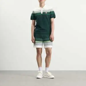 Casablanca Boucle Stripe Polo Shirt