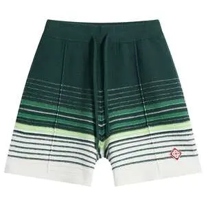 Casablanca Boucle Stripe Short - Green