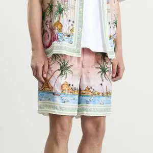 Casablanca Ethereal Silk Shorts