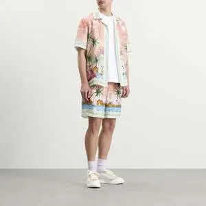 Casablanca Ethereal Silk Shorts