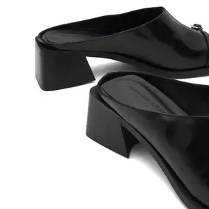 JUSTINE CLENQUET Janis Mules With Buckle Detailing