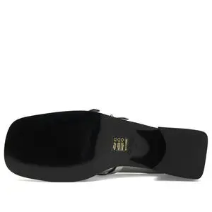 JUSTINE CLENQUET Andie Mules Metallic Leather