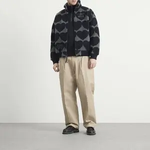 HUMAN MADE Heart Pattern Fleece Zip-up Jacket