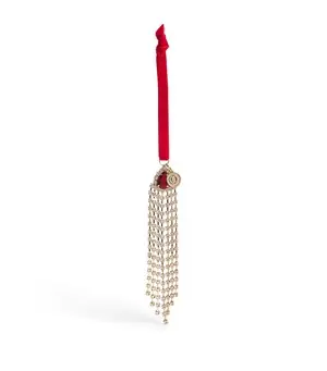 Harrods Crystal-embellished Drop Tree Decoration - Blue