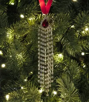 Harrods Crystal-embellished Drop Tree Decoration
