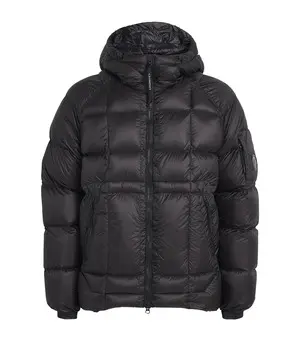 C.P. COMPANY Hooded Puffer Jacket - Black