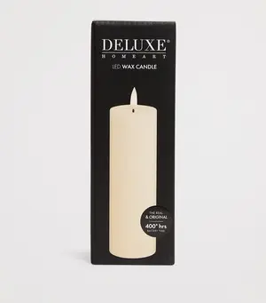 DELUXE HOMEART Led Pillar Candle