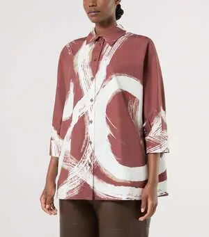 Marina Rinaldi Printed Cotton Shirt