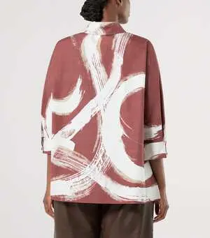 Marina Rinaldi Printed Cotton Shirt