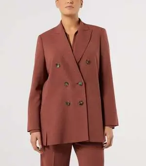 Marina Rinaldi Chenzia Double-breasted Blazer