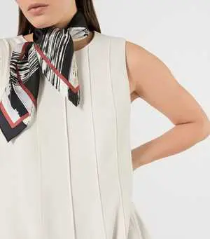 Marina Rinaldi Panelled A-line Midi Dress