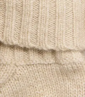 PUREBABY Cashmere Pom-pom Booties