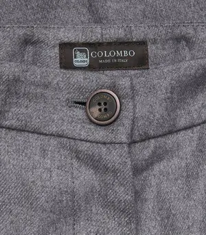 Colombo Cashmere Straight Trousers