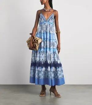 La DoubleJ Cotton Printed Maxi Dress