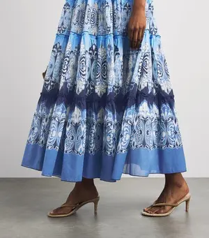 La DoubleJ Cotton Printed Maxi Dress