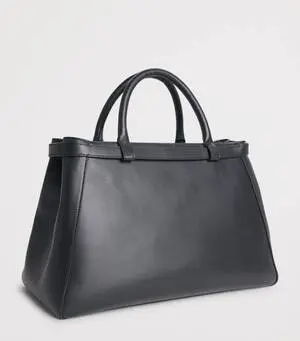 Harrods Medium Leather Grace Top-handle Bag