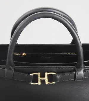 Harrods Medium Leather Grace Top-handle Bag