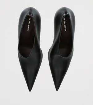 Victoria Beckham Leather Sloane Pumps - Black