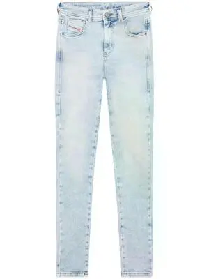 DIESEL® Slandy-high 09g17 Skinny Jeans - Blue