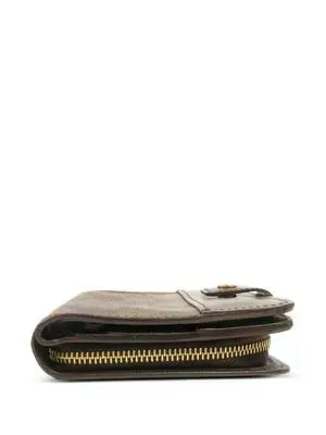 LOUIS VUITTON Compact Zip Damier Ebène Wallet