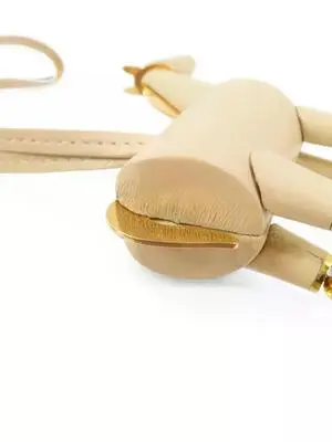 Loro Piana Leather Charm With Gold-tone Hardware