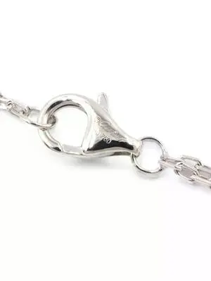 Cartier 18k White Gold Diamond Circle Pendant Necklace