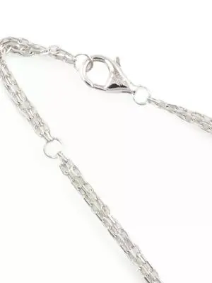 Cartier 18k White Gold Diamond Circle Pendant Necklace