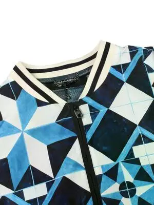 Dolce & Gabbana 2010s Geometric-print Jacket