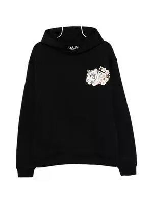 MELT Graphic-print Hoodie - Black