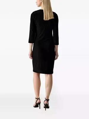 Joseph Ribkoff Ruched Wrap Mini Dress