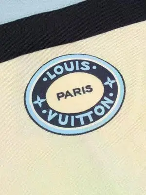 LOUIS VUITTON 2010s Striped Round Neck Sweater