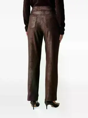 Joseph Ribkoff Crackle-effect Straight-leg Trousers