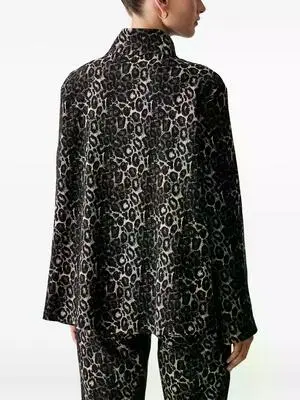 Joseph Ribkoff Leopard-print Button-up Jacket