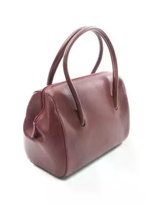 Cartier 2000s Mast Line Leather Handbag