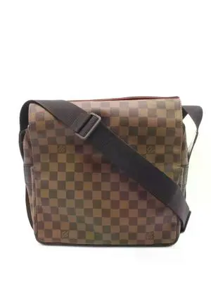 LOUIS VUITTON 2002 Naviglio Damier Ébène Messenger Bag - Brown