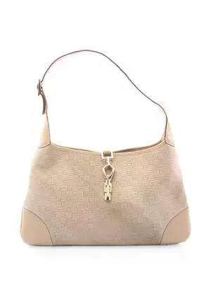 Gucci 2000s Kandensky Logo-embossed Shoulder Bag - Neutrals
